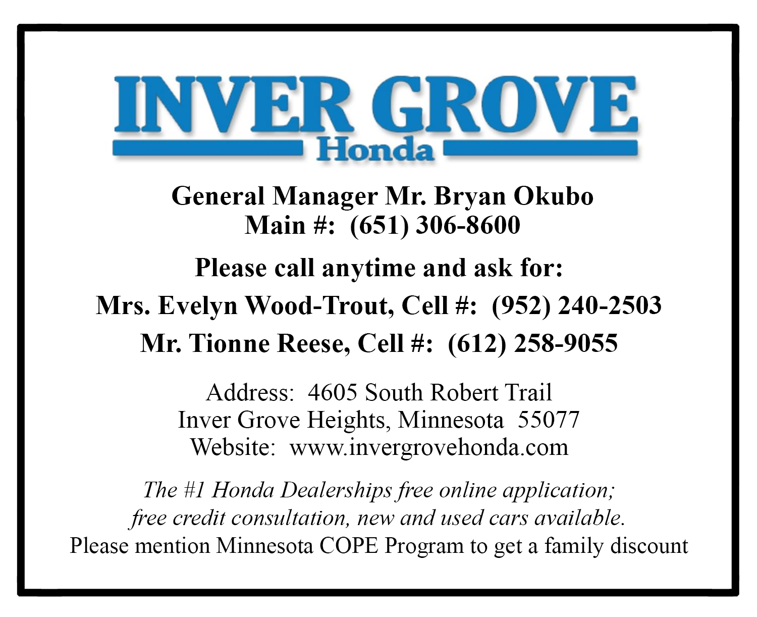 Partners - Minnesota COPE Program